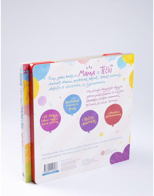 Aš širdyje labai myliu mamą ir tėtį. Džimbos dainelės vaikams | Knyga ...