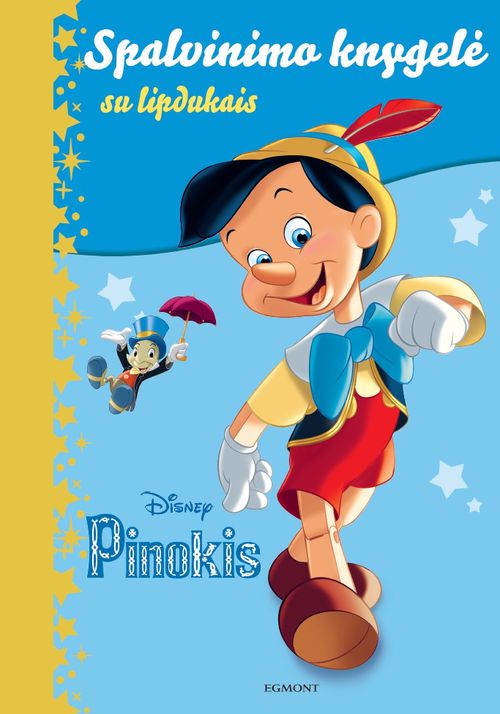 Pinokis. Spalvinimas su lipdukais | Pegasas