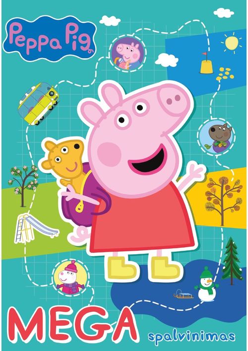 Mega spalvinimas Peppa pig | Pegasas