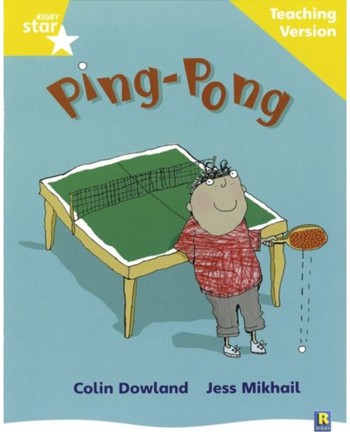 Rigby Star Phonic Guided Reading Yellow Level: Ping Pong Teaching ...