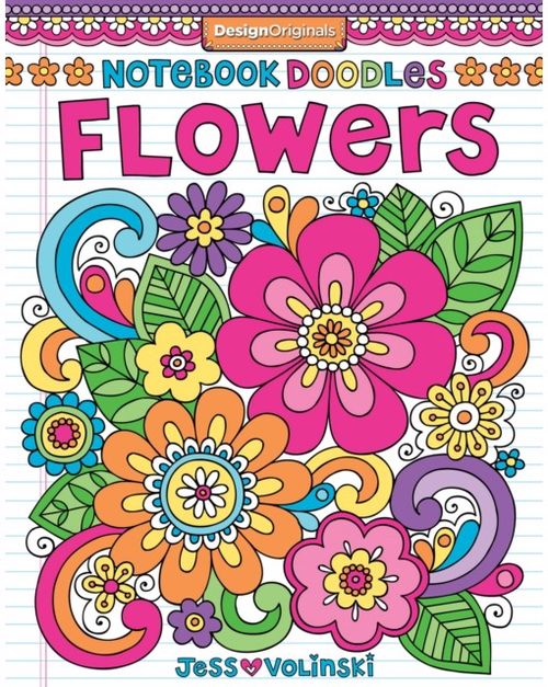 Notebook Doodles Flowers Coloring & Activity | Pegasas