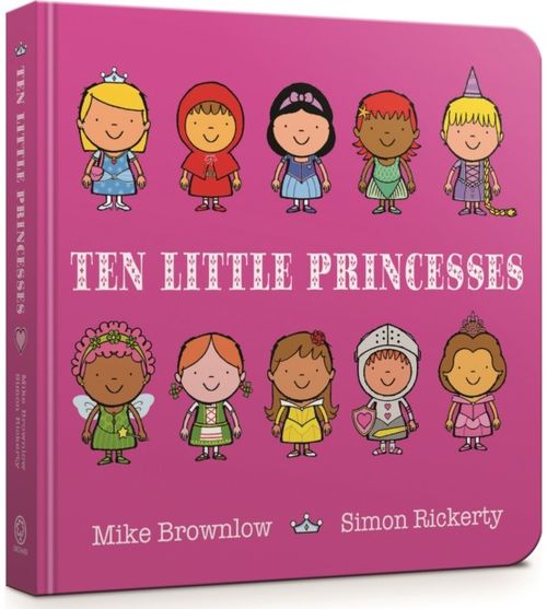 Ten Little Princesses Board Book | Pegasas