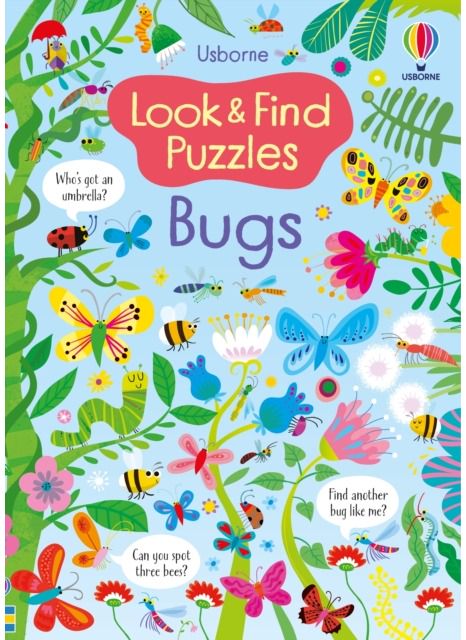 Look and Find Puzzles Bugs | Pegasas