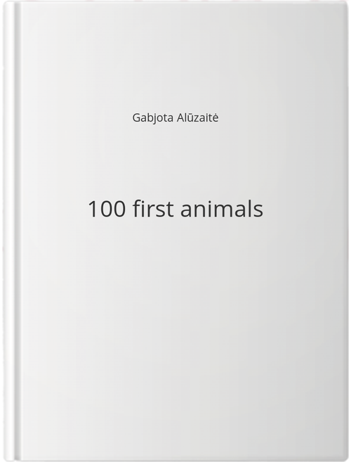 100 first animals | Knyga - Pegasas