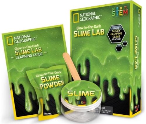 Kūrybinis rinkinys NATIONAL GEOGRAPHIC Slime Science Kit Green | Pegasas