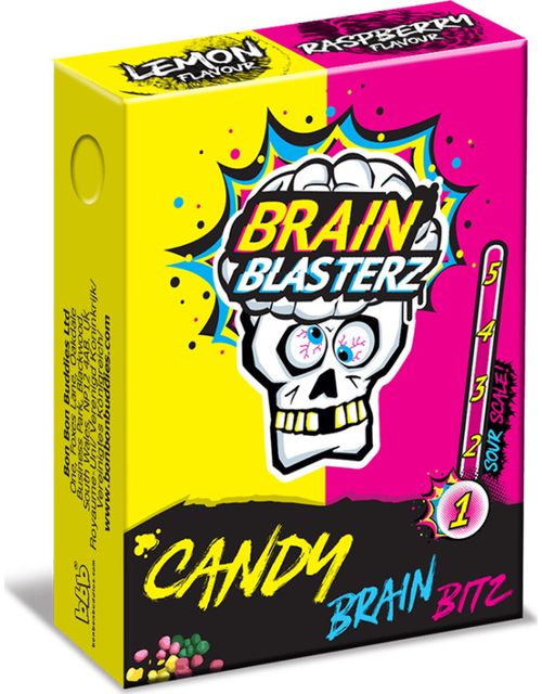Saldainiai BRAIN BLASTERZ (BRAIN BITZ), 45g | Pegasas