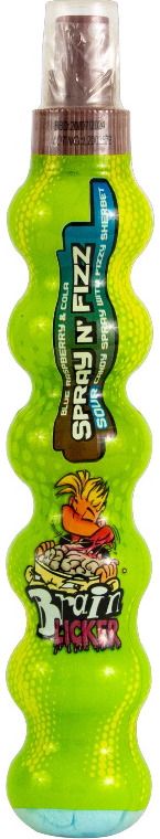 Purškiamas saldainis (BRAIN LICKER SPRAY AND FIZZ), 80g | Pegasas