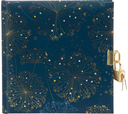 Dienoraštis GB DANDELION su spynele, 17x17 cm, 96 psl. | Pegasas