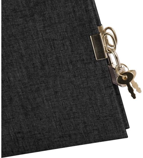 Dienoraštis GB SUMMERTIME su spynele, 17x17 cm, 96 psl., Anthracite ...