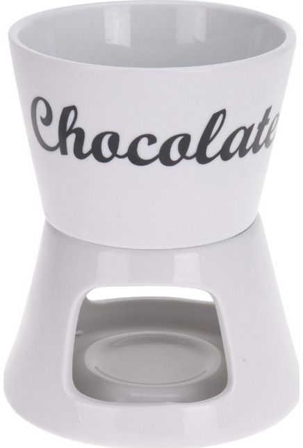 Šokolado fondiu rinkinys CHOCOLATE, 12,5x12,5x15,5 cm | Pegasas