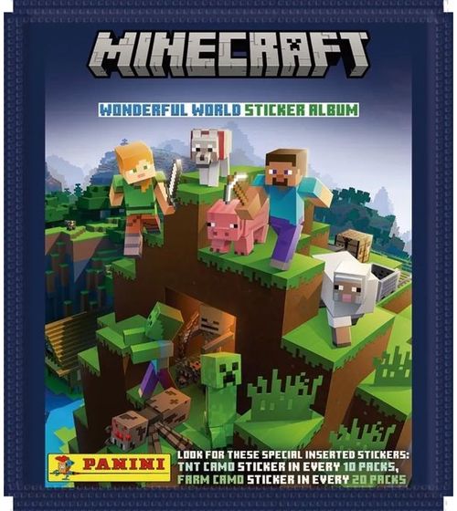 Lipdukai PANINI MINECRAFT sticker packet | Pegasas