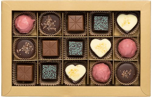 Šokoladinių saldainių rinkinys „Rūta 1913“. SALDŪS LINKĖJIMAI!, 170 g ...