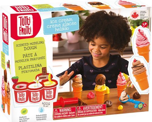 Modelino rinkinys TUTTI FRUTTI ICE CREAM KIT | Pegasas
