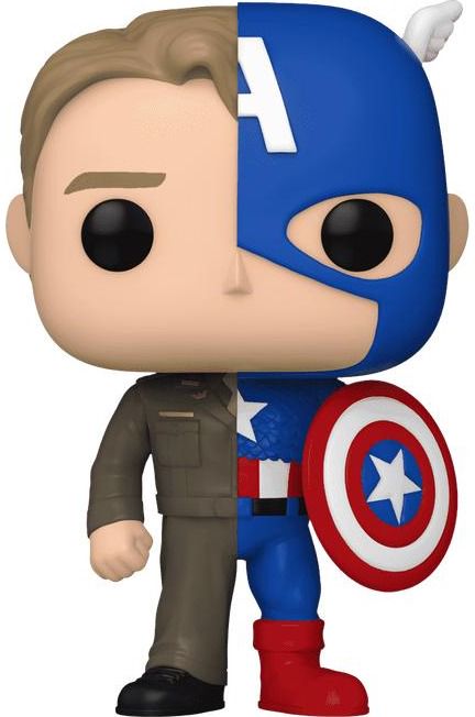FUNKO POP! Vinilinė figūrėlė: Marvel - Captain America / Steve Rogers ...