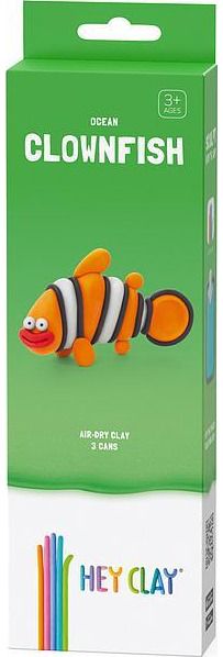 Modelinas HEY CLAY Air-Dry Clay Clownfish | Pegasas