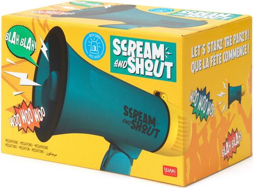 Megafonas LEGAMI SCREAM AND SHOUT (baterijos 4xLR14 nepridedamos) | Pegasas