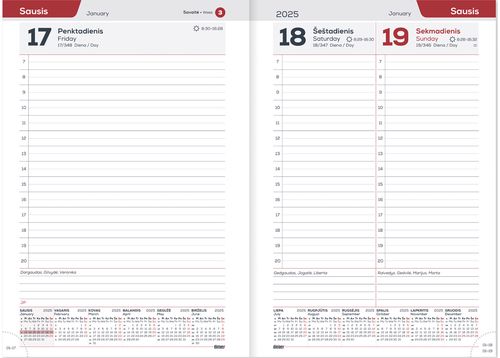 Darbo knyga A5 DAY 2025, artisan | Pegasas