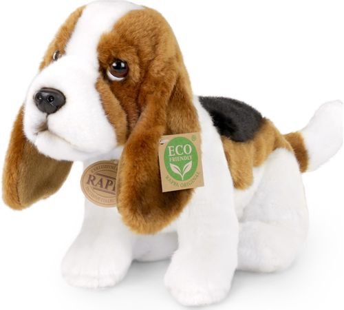 Pliušinis žaislas šuo basetas 32 cm ECO-FRIENDLY | Pegasas
