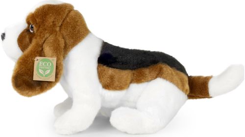 Pliušinis žaislas šuo basetas 32 cm ECO-FRIENDLY | Pegasas