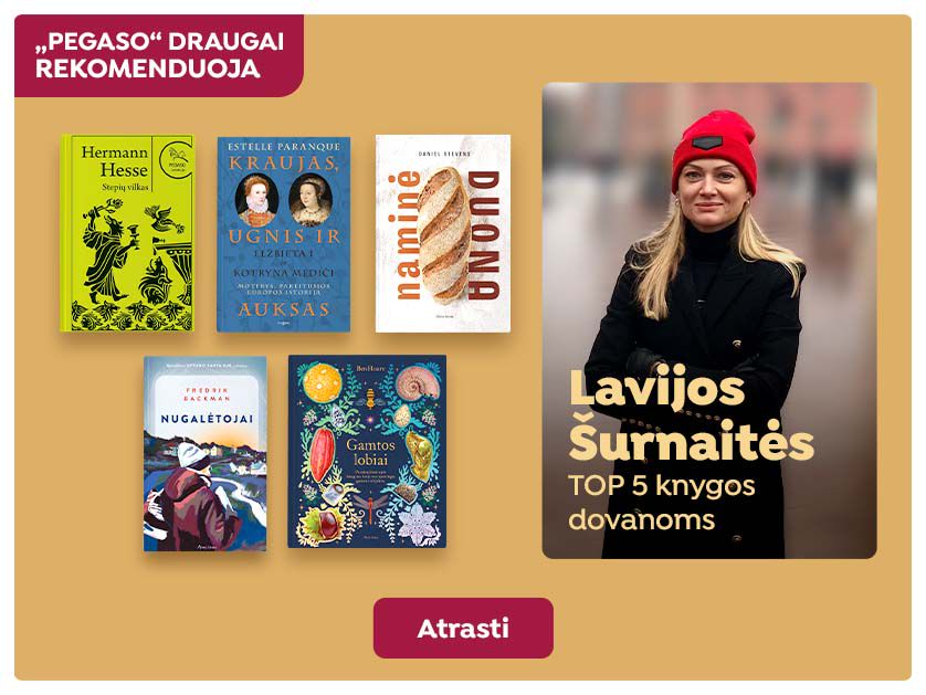 Žurnalistė L. Šurnaitė rekomenduoja knygas dovanoms| Pegasas.lt